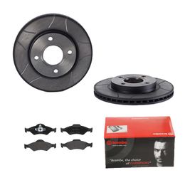 Brembo Bremsensatz, Scheibenbremse 1420-54684 vorne rechts links innenbel&uuml;ftet 258mm f&uuml;r MAZDA FORD 1323620 DD323325X 1464916