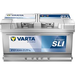 Varta Starterbatterie DYNAMIC SLI 12 V, 80 Ah, 740 A 580406074K262 12V 80Ah 740A f&uuml;r RENAULT PEUGEOT LAND ROVER FIAT / LANCIA CITRO&Euml;N FORD PORSCHE VOL