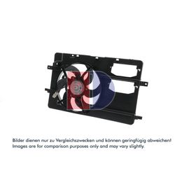 AKS DASIS L&uuml;fter, Motork&uuml;hlung 128202N &Oslash;340mm 340mm f&uuml;r MITSUBISHI SMART 1355A032 1355A010 A4545001103
