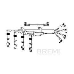 Bremi Z&uuml;ndleitungssatz 473/100 Rastanschluss f&uuml;r VW SEAT
