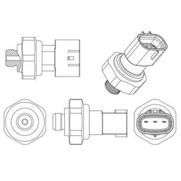 Mahle Druckschalter, Klimaanlage BEHR HELLA SERVICE *** PREMIUM LINE ASE 9 000P 3-polig f&uuml;r TOYOTA SUBARU 8871940020 73431AJ05A 8871933020