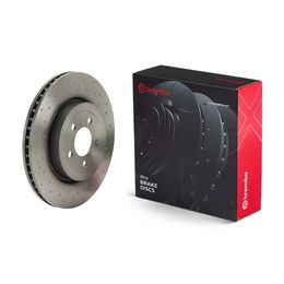 Brembo Bremsscheibe 09.A404.1X vorne rechts links Gelocht/innenbel. 345mm f&uuml;r DODGE CHRYSLER (BBDC) LANCIA K05154118AC K05154118AD K05154118AA