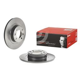Brembo Bremsscheibe COATED DISC LINE 08.D750.11 hinten rechts links voll 260mm f&uuml;r LADA 8450031131