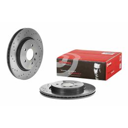 Brembo Bremsscheibe COATED DISC LINE 09.C711.21 hinten rechts links Gelocht 315mm f&uuml;r VAUXHALL OPEL 13429575 569094 569089