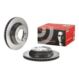 Brembo Bremsscheibe COATED DISC LINE 09.C987.21 hinten rechts links innenbel&uuml;ftet 330mm f&uuml;r PORSCHE 9Y0615601A