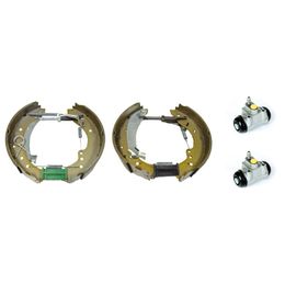 Brembo Bremsbackensatz KIT & FIT K 23 035 hinten rechts links vormontiert f&uuml;r PEUGEOT CITRO&Euml;N 42417R 42412W 424237