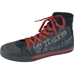 Rock Rebel by EMP Walk The Line Sneaker schwarz in EU40 Q126-000196