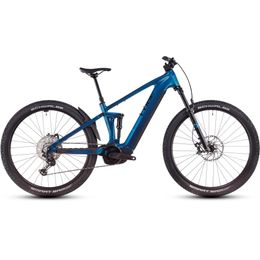Cube Stereo Hybrid ONE22 SLX 800 | Gr. S | Aluminium E-MTB Marathon-Tour (100-120mm) Blau