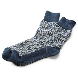 Hirsch Natur Socke Jacquard Schurwolle