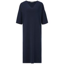 LANIUS Damen-Strickkleid V-Ausschnitt