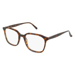 Fielmann LN 045 FLEX CL OSKAR Brille Herren | Fassung: Vollrand, Quadratisch, Havanna Dunkel