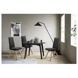 Polsterstuhl stressless "Laurel", schwarz (schwarz paloma, schwarz), B:49cm H:105cm T:60cm, Leder PALOMA: PALOMA ist ein durchgef&auml;rbtes Semianilin-M&ouml;belleder mit nat&uuml;rlicher Narbung., St&uuml;hle, Polsterstuhl, High Back, Gr&ouml;&szlig;e L, mit schr&auml;ggestellten Beinen in Schwarz