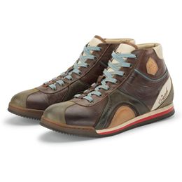 Kamo-Gutsu Herren-Ledersneaker Scudo hoch