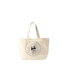 K by KARL LAGERFELD Karl Lagerfeld Shopper 'IKON' Damen Gr&ouml;&szlig;e One Size schwarz / wei&szlig;