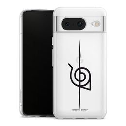 DeinDesign Google Pixel 8 Handy Silikon H&uuml;lle Case transparent Handyh&uuml;lle Konoha Sasuke Naruto Shippuden Silikon Case