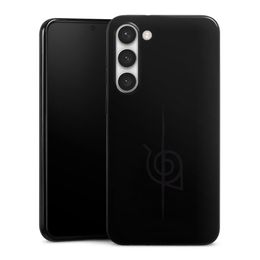 DeinDesign Galaxy S23+ Handy Silikon H&uuml;lle Case schwarz Handyh&uuml;lle Konoha Sasuke Naruto Shippuden