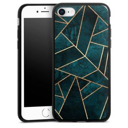 DeinDesign iPhone SE (2022) Handy Slim Case extra d&uuml;nn Silikon Handyh&uuml;lle schwarz H&uuml;lle Elisabeth Fredriksson Stone Gold & Copper Silikon Slim Case
