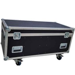 Expolite ExpoCase Tour-Led MC120 8fach Case,inkl. Rollen, Zubeh&ouml;rfach ,schwarz