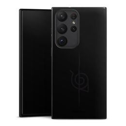 DeinDesign Galaxy S23 Ultra Handy Silikon H&uuml;lle Case schwarz Handyh&uuml;lle Konoha Sasuke Naruto Shippuden