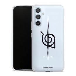 DeinDesign Galaxy A54 5G Handy Slim Case Silikon Handyh&uuml;lle transparent H&uuml;lle extra d&uuml;nn Konoha Sasuke Naruto Shippuden Silikon Slim Case