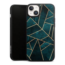 DeinDesign iPhone 14 Handy Premium Silikon H&uuml;lle Handyh&uuml;lle schwarz Case Stone Elisabeth Fredriksson Gold & Copper Silikon Premium Case