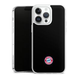 DeinDesign iPhone 14 Pro Max Handy Silikon H&uuml;lle Case transparent Handyh&uuml;lle Fcb Fc Bayern M&uuml;nchen Logo Silikon Case