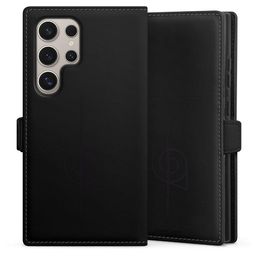 DeinDesign Galaxy S24 Ultra Handy Klapph&uuml;lle Handyh&uuml;lle aus Kunst Leder schwarz Flip Case Konoha Sasuke Naruto Shippuden Sideflip mit Lasche
