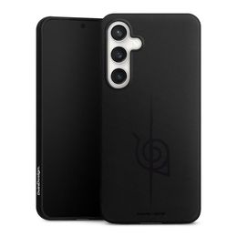 DeinDesign Galaxy S24 FE 5G Handy Premium Silikon H&uuml;lle Handyh&uuml;lle schwarz Case Konoha Sasuke Naruto Shippuden Silikon Premium Case