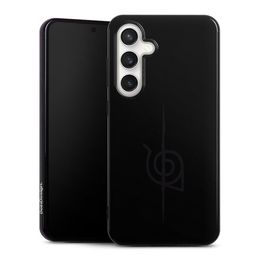 DeinDesign Galaxy S24 FE 5G Handy Silikon H&uuml;lle Case schwarz Handyh&uuml;lle Konoha Sasuke Naruto Shippuden