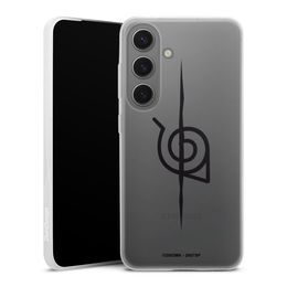 DeinDesign Galaxy S25 Handy Slim Case Silikon Handyh&uuml;lle transparent H&uuml;lle extra d&uuml;nn Konoha Sasuke Naruto Shippuden Silikon Slim Case