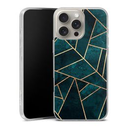 DeinDesign iPhone 16 Pro Max Handy Silikon H&uuml;lle Case transparent Handyh&uuml;lle Stone Elisabeth Fredriksson Gold & Copper Silikon Case