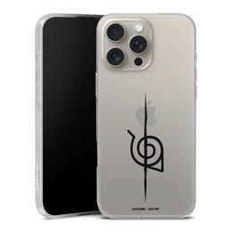 DeinDesign iPhone 16 Pro Max Handy Silikon H&uuml;lle Case transparent Handyh&uuml;lle Konoha Sasuke Naruto Shippuden Silikon Case