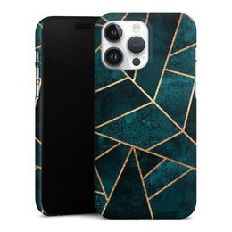 DeinDesign iPhone 14 Pro Max Handy Premium Case Smartphone Handyh&uuml;lle Schutzh&uuml;lle matt Stone Elisabeth Fredriksson Gold & Copper Premium Case