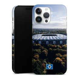 DeinDesign iPhone 14 Pro Max Handy Premium Case Smartphone Handyh&uuml;lle Schutzh&uuml;lle gl&auml;nzend Hsv Hamburger Sv Stadium Premium Case