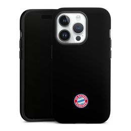 DeinDesign iPhone 14 Pro Handy Panzer Handyh&uuml;lle robuste Outdoor H&uuml;lle Schutzh&uuml;lle matt Fcb Fc Bayern M&uuml;nchen Logo Tough Case