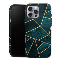 DeinDesign iPhone 16 Pro Max Handy Panzer Handyh&uuml;lle robuste Outdoor H&uuml;lle Schutzh&uuml;lle gl&auml;nzend Stone Elisabeth Fredriksson Gold & Copper Tough Case