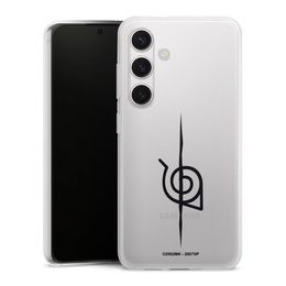 DeinDesign Galaxy S24 Handy Silikon H&uuml;lle Case transparent Handyh&uuml;lle Konoha Sasuke Naruto Shippuden Silikon Case