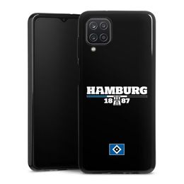 DeinDesign Galaxy A12 Handy Silikon H&uuml;lle Case schwarz Handyh&uuml;lle Official Licensed Product Hamburg Hsv