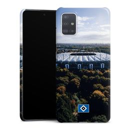 DeinDesign Galaxy A51 Handy Premium Case Smartphone Handyh&uuml;lle Schutzh&uuml;lle gl&auml;nzend Hsv Hamburger Sv Stadium Premium Case
