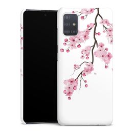 DeinDesign Galaxy A51 Handy Premium Case Smartphone Handyh&uuml;lle Schutzh&uuml;lle gl&auml;nzend Aisa Japan Cherry Blossom Premium Case