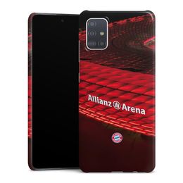 DeinDesign Galaxy A51 Handy Premium Case Smartphone Handyh&uuml;lle Schutzh&uuml;lle gl&auml;nzend Fc Bayern M&uuml;nchen Stadium Fcb Premium Case