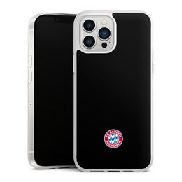 DeinDesign iPhone 13 Pro Max Handy Silikon H&uuml;lle Case transparent Handyh&uuml;lle Fcb Fc Bayern M&uuml;nchen Logo Silikon Case