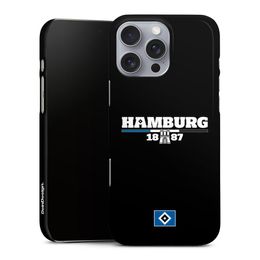 DeinDesign iPhone 16 Pro Max Handy Premium Case Smartphone Handyh&uuml;lle Schutzh&uuml;lle gl&auml;nzend Hamburg Official Licensed Product Hsv Premium Case