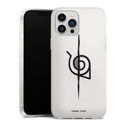 DeinDesign iPhone 13 Pro Max Handy Silikon H&uuml;lle Case transparent Handyh&uuml;lle Konoha Sasuke Naruto Shippuden Silikon Case