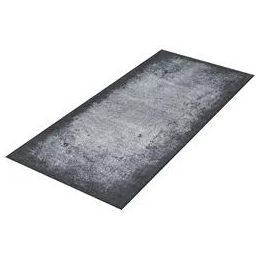 Teppich "Shades of Grey", grau, B:60cm H:7mm L:140cm, Kunstfaser, wash+dry BY KLEEN-TEX, Teppiche, Teppich, rutschhemmend, waschbar, Wohnzimmer