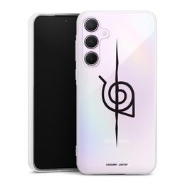 DeinDesign Galaxy A55 5G Handy Silikon H&uuml;lle Case transparent Handyh&uuml;lle Konoha Sasuke Naruto Shippuden Silikon Case