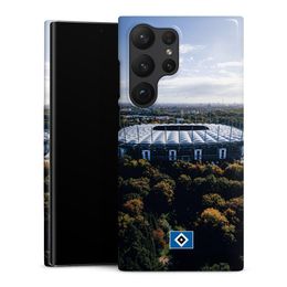 DeinDesign Galaxy S23 Ultra Handy Premium Case Smartphone Handyh&uuml;lle Schutzh&uuml;lle gl&auml;nzend Hsv Hamburger Sv Stadium Premium Case
