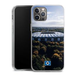 DeinDesign iPhone 12 Pro Max Handy Silikon H&uuml;lle Case transparent Handyh&uuml;lle Hsv Hamburger Sv Stadium Silikon Case