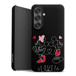 DeinDesign Galaxy S25 Handy Premium Case Smartphone Handyh&uuml;lle Schutzh&uuml;lle matt Disney Love Premium Case
