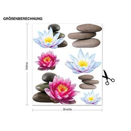 Wandtattoo Bad Wellness Set Bad Wandsticker Badezimmer Wandaufkleber in S-XXL